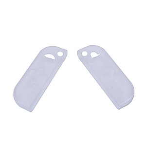 HDE Protective Cover for Nintendo Switch Joy-Con Controller Plastic Protectors Snap On Shell with Comfort Contoured Back (Clear)