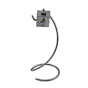 Dependable Silver Banana Tree Holders Ripen Fruit Evenly Prevents Bruising & Spoiling Silver Finish