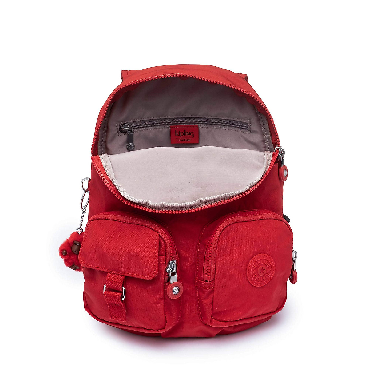 Kipling Lovebug Small Backpack Cherry Tonal