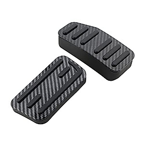 JEMETA 2Pcs/Set at Car Pedal Cover Fit for Auto Pedals Fit for Vezel HRV HR-V 2016-2022 Fit Jazz 2011-2019 City 2015-2019 Parts Replacement Parts