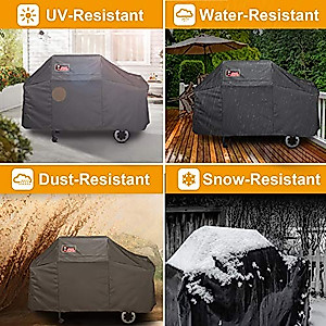 Kingkong 7552 Cover for Weber Genesis Silver/Gold / 2000-5500 Gas Grills, Black