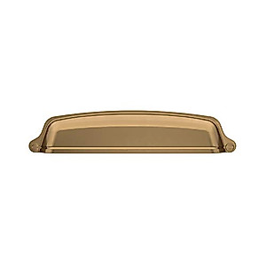 Amerock | Cabinet Cup Pull | Champagne Bronze | 5-1/16 inch (128 mm) Center-to-Center | Stature | 1 Pack | Drawer Pull | Cabinet Handle | Cabinet Hardware