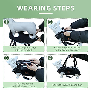 TIPOOP Easy to Wear Support for Dogs - Spinal Stability and Pain Relief