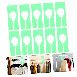 Didiseaon 10PCS hangers dividers closet dividers closet organizers shelf dividers for closet organization clothing dividers hanger separators closet size dividers Splitter clothes plastic