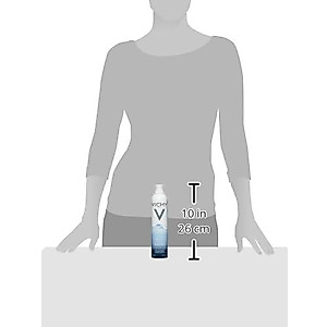 Vichy Laboratories Mineralizing Thermal Water, Hydrating Mineral Rich Facial Spray with Antioxidants to Soothe and Protect Skin, 10.1 Fl Oz (Pack of 1)