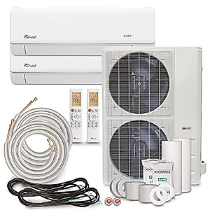 Senville 48000 BTU Dual Zone Mini Split Air Conditioner Heat Pump SENA-48HF/D