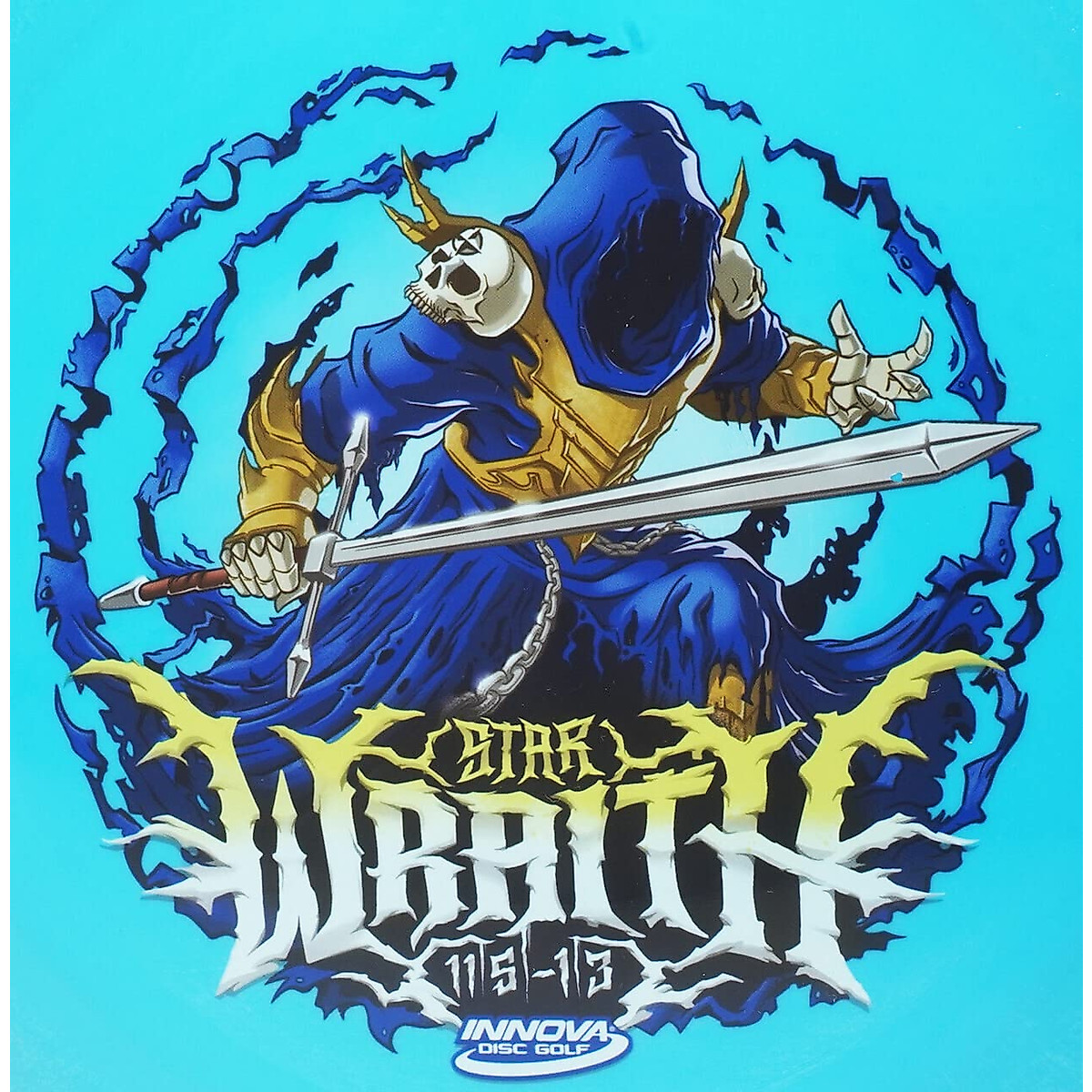 Innova InnVision Wraith (Star) Distance Driver Golf Disc, Pick Color/Weight [Exact Color May Vary] Yellow 173-175 Grams