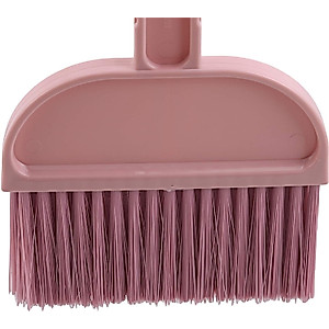 Plastic Mini Broom and Dustpan,Mini Cleaning Brush with Dustpan Set Desktop Cleaning Accessories,Pink with Dustpan Set,Plastic Mini Broom and Dustpan,Desktop Cleaning Set