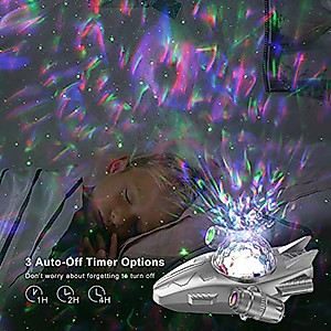 Star Projector Galaxy Light for Bedroom, Galaxy Light Projector for Kids with Music, Remote Timer Starry Night Light Projector for Ceiling/Xmas/Birthday Gift for Boys