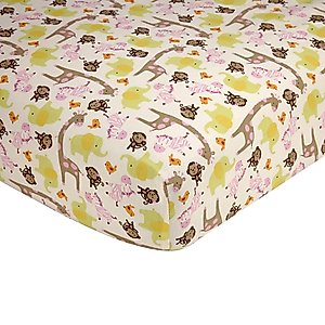 Carter's Jungle Collection Fitted Crib Sheet
