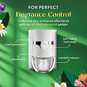 Air Wick Plug in Scented Oil Refill, 10ct, Lavender & Chamomile, Air Freshener, Essential Oils, Eco Friendly