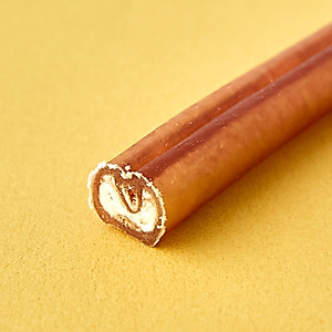 AWARDOG Odor-Free Bully Sticks (6 Inch, 25 Pack Standard Thickness), Fully Digestible 100% Beef Pizzle Chews, Grass-Fed, Grain-Free, Natural Long-Lasting Chews for Small & Large Dogs - 25 Count