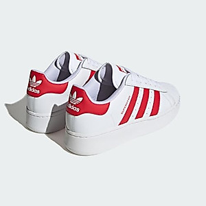 adidas Originals Superstar XLG White/Better Scarlet/Footwear White Men's 10.5, Women's 11.5 Medium