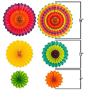 FIESTA PARTY Decorations Supplies kit - Cactus decor foil Balloons, Gold Fiesta balloon banner, Fiesta helium balloons, Coco party paper tassel garland, Mexican party style paper fans- Cinco de mayo