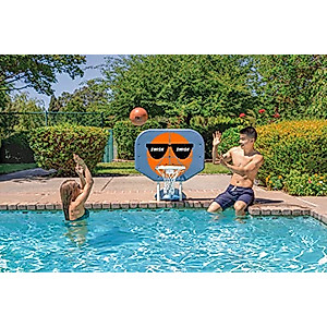 Poolmaster Pro Rebounder Poolside Basketball Game, Swish Swish, Orange