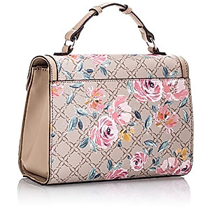 Nine West Golder Top-Handle Mushroom Logo Floral One Size