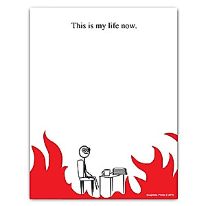 Guajolote Prints Funny Novelty Memo Pads Bundle (4 Items) Everything is Fine, This is my life Now, I have no idea what I'm doing, and I'm not even trying anymore