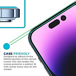 Tech Armor 4 Pack HD Clear Film Screen Protector Compatible for Apple NEW iPhone 14 Pro 5G 6.1 Inch 2022