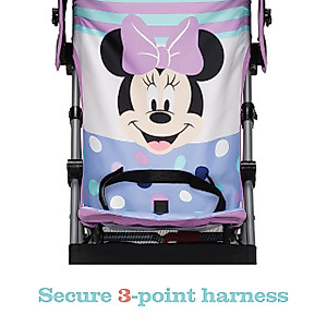 Disney Baby Character Umbrella Stroller, Eye-catching, Fun, 3D Stroller, Minnie Play All Day