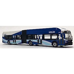 Iconic Replicas New Flyer Excelsior Bus Articulated Laker Line-Grand Rapids, MI 1/87 Scale- HO Scale New! Limited Edition! Local