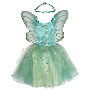 Petitebella Fairy Costume Dress 1-10y (Mint Green, 4-6year)
