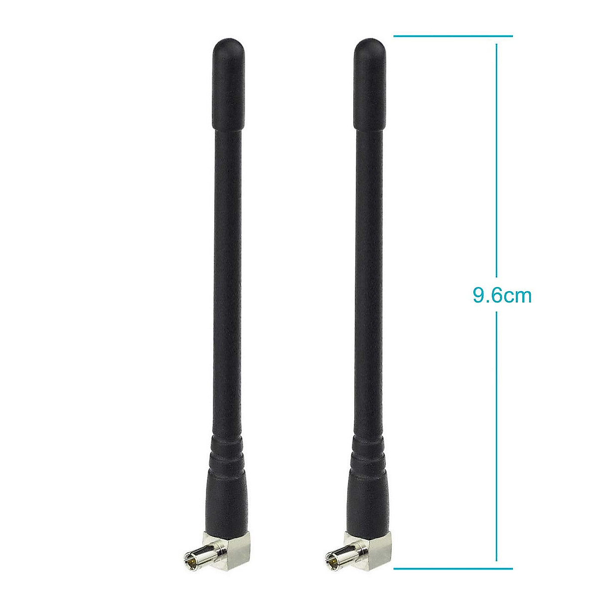 Bingfu 4G LTE Antenna 3dBi Mini External TS9 Antenna (2-Pack) Compatible with Verizon AT&T T-Mobile Sprint 4G LTE Mobile Hotspot MiFi Router Cellular Mobile Broadband Modem USB Modem Dongle Adapter