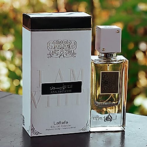 Lattafa Ana Abiyedh for Unisex Eau de Parfum Spray, 2.0 Ounce