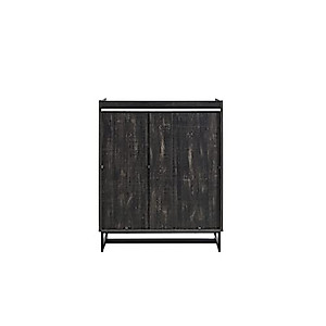 Home Source Accent Server Glass Black