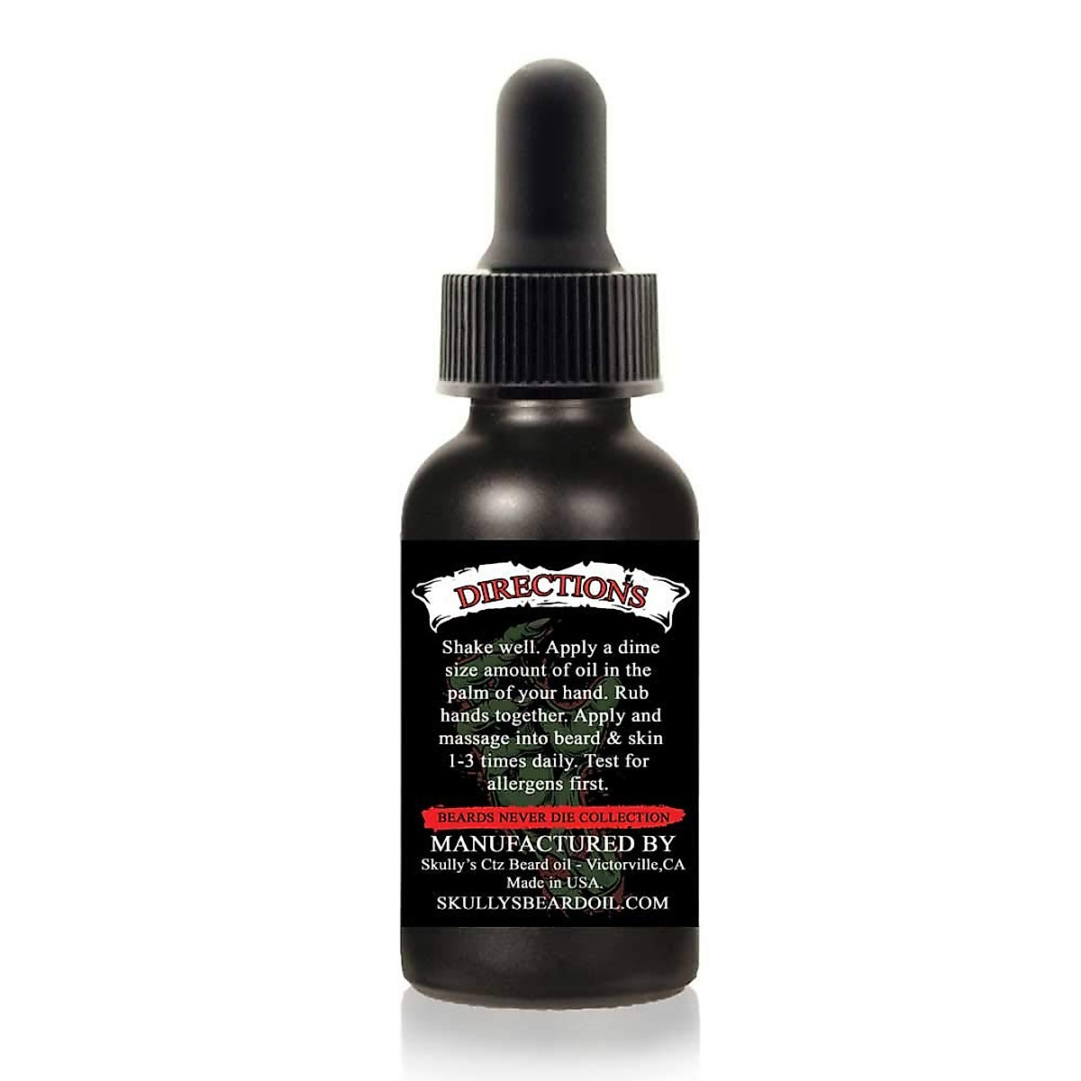 Skully's Beard Oil: Beard Oil - Rum Dumb | Bay Rum Scented 1 oz. | Beard and Skin Care with Argan & Jojoba Oil - 1 fl. oz. - Beard Itch & Dry Skin Relief - Handcrafted with All-Natural Ingredients - Promotes Beard Growth