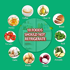 Kitchen Conversion Chart Magnet and Magnetic Fridge Freezer Shelf Life Guide for Cooking, Baking and 35 Common Food Preservation