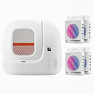 PETKIT PURAMAX The Self-Cleaning Automatic Cat Litter Box with EVERCLEAN Cat Litters(4 Bags)