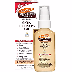 Palmer's Cocoa Butter Formula Skin Therapy Moisturizing Body Oil with Vitamin E, Rosehip Fragrance, 2 Ounces