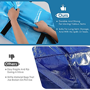 Storage Bags for Clothes, Extra Large Clothing Storage Bags with Reinforced Handle, Storage Containers for Organizing Bedding, Blanket, Sheets, Pillows, Closet and Toys