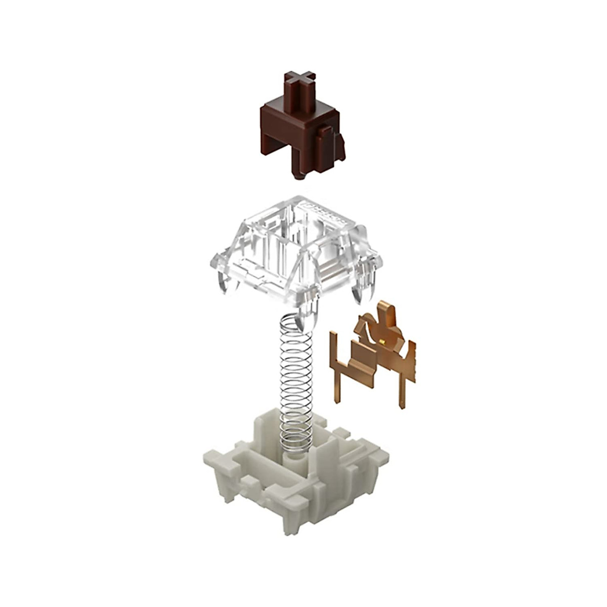 Gateron G Brown Pro Switches Pre-lubed 3pin RGB SMD Tactile for Gaming Mechanical Keyboard(108 Pcs, Brown)