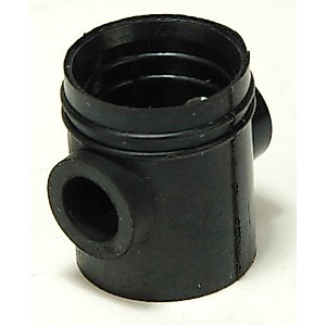 Plumb USA Generic Delta Shower Diverter Stem Unit, Also Works With Import Diverter Stem,Delex Pattern Broach, For 3 Handle Tub And Shower Valve, Fits Many Import Valves,White/Black