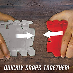 Ontel Magic Tracks Fire Rescue Glow in The Dark Racetrack Set with 10 Feet of Speedway