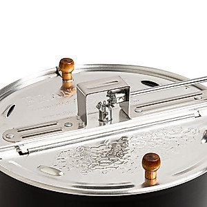 Franklin's Gourmet Popcorn - Movie Night Bundles - Stovepop Popcorn Maker + 4oz Pack of 10 Organic All-In-One Pre-measured Popcorn Packs with Butter Flavored Salt, and Butter Flavored Coconut Oil