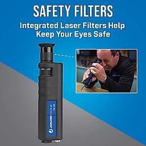 Jonard Tools FIM-400 Fiber Optic Inspection Microscope 400x with FC/SC/ST and LC Adapters