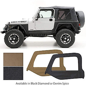 Smittybilt 9970217 Denim Spice OE Style Replacement Top with Tinted Windows for Jeep Wrangler
