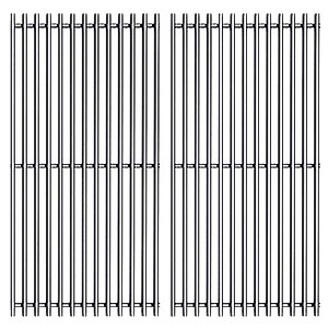 Cmanzhi S6G550 (2-Pack) 19.2” Stainless Steel Cooking Grates for Weber Summit E-440, S-440, E-450, S-450, E-460, S-460, E-470, S-470 and Charmglow 720-0304