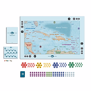 Bruise Cruise: The Board Game. 2-4 Players, a Humorous Strategy Game of Caribbean Cruising and Naval Warfare Set in The Year 2042.