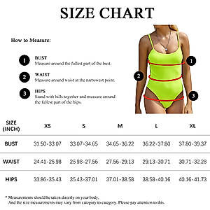 ZAFUL Ribbed One Piece Swimsuit for Women Open Back Cheeky Bathing Suit with Removable Pads Full Lining Lemon Yellow L