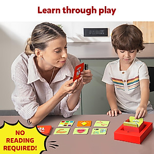 Skillmatics Guess in 10 Junior Animal Kingdom & Food We Eat Bundle, Fun Family Games, Ages 3 to 6