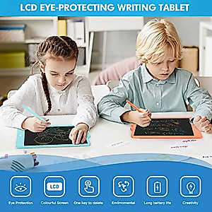 PYTTUR LCD Writing Tablet for Kids 10 Inch Colorful Toddler Doodle Board Drawing Tablet Reusable Electronic Drawing Pads Educational and Learning Toy Gift for 3-8 Years Old Boy and Girls
