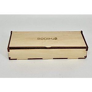 Bodima Educational Wood Handwriting Stencil Set | Easy-to-Use Handwriting for Kids & Preschoolers | Montessori Letters Stencils for More Convenient Handling & Tracing