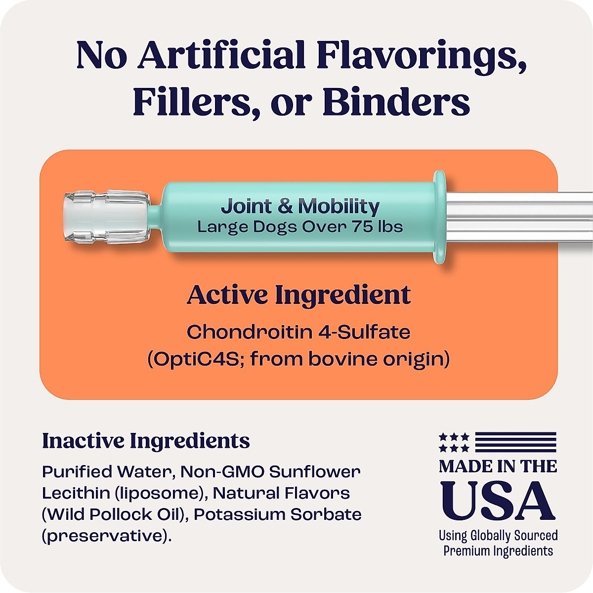 Summit Animal Health Joint and Mobility Supplement for Large Dogs (Previously Lift), All Natural Liquid Chrondroitin with Liposomal Delivery for Arthritis, Hip & Joint Support Vitamin, (Dogs 75+lbs)