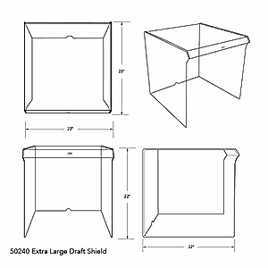 TrippNT Extra Large Draft Shield