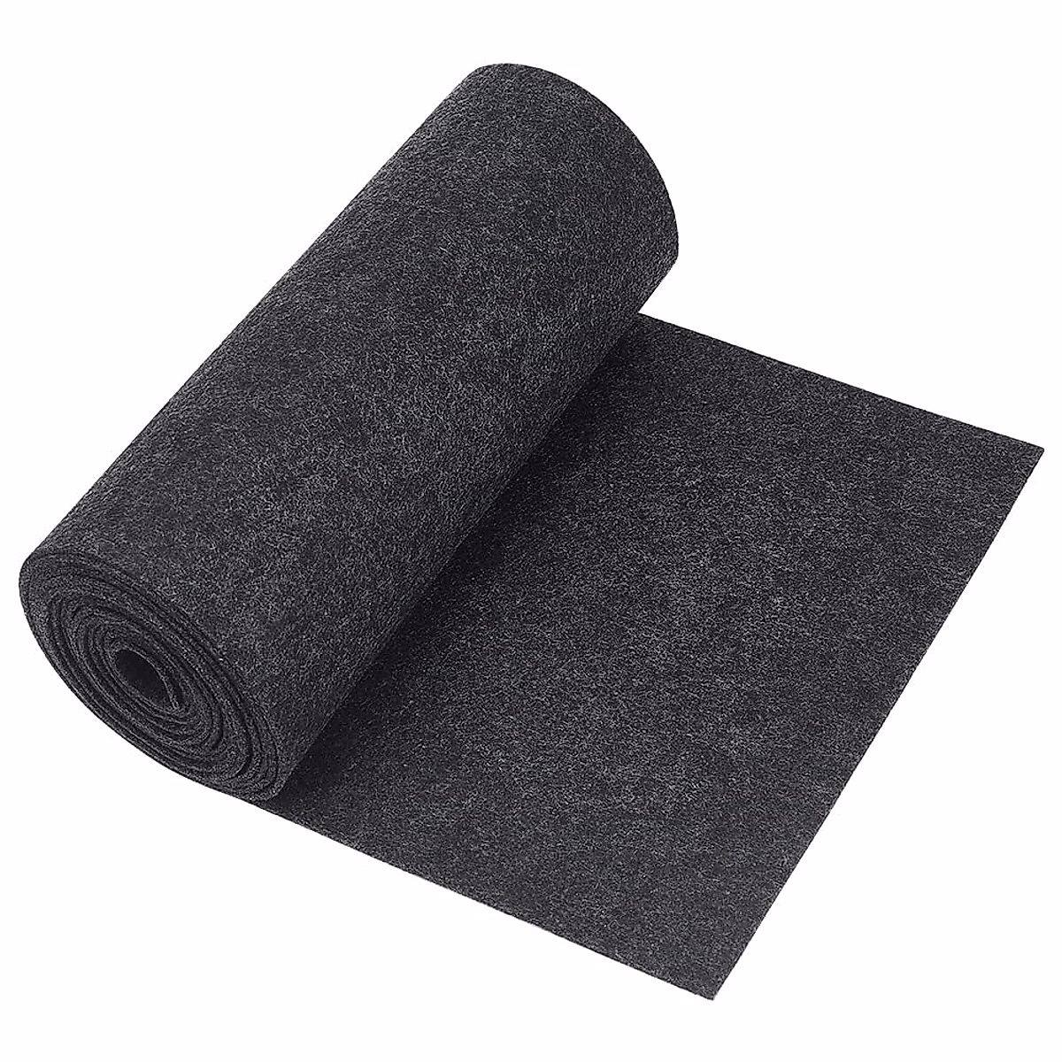 BENECREAT 118x9.4inch Felt Fabric Roll, Dark Gray Craft Felt Roll for Felt Table Mats, DIY Craftwork, Sewing and Patchwork,2mm Thick