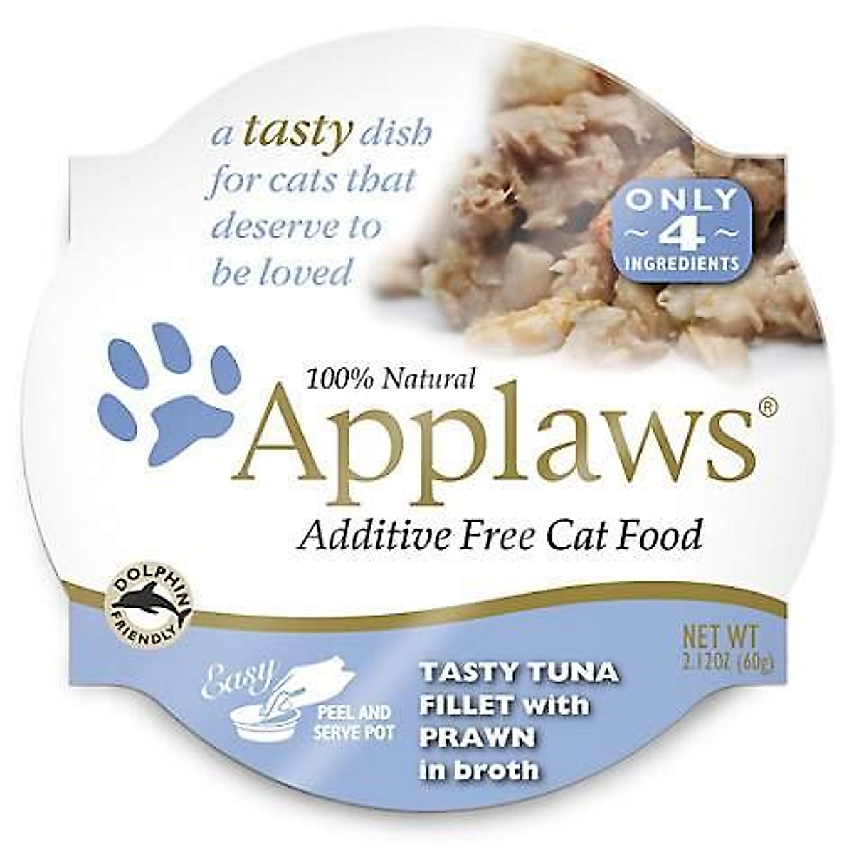 Applaws Cat Food in Broth Pots Variety Bundle Pack - 6 Flavors - 2.12 Ounces Each (12 Total) W/Hotspot Pets Collapsible Bowl
