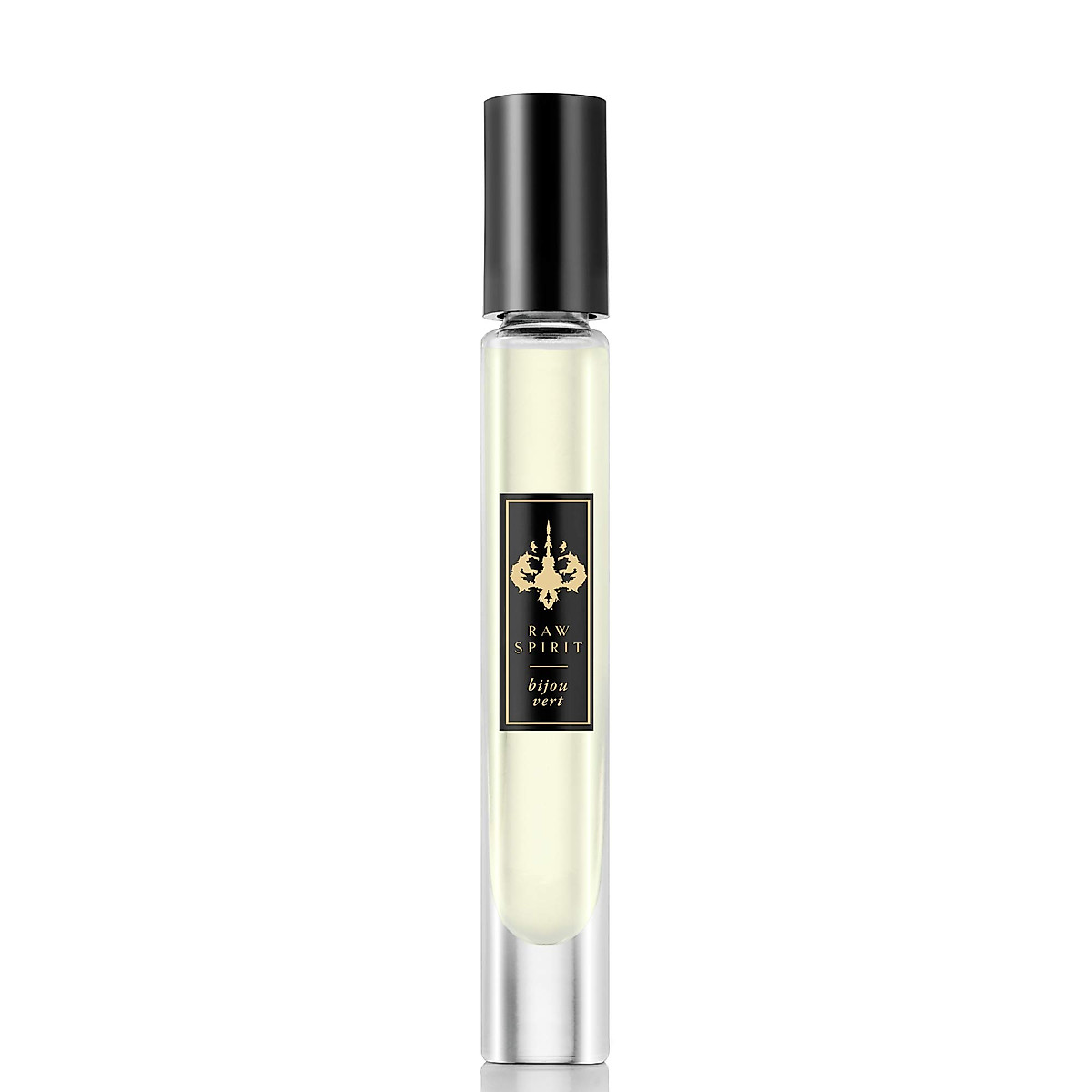 Raw Spirit Bijou Vert Perfume | Fresh, Citrus Unisex Cruelty-Free Fragrance | Eau de Parfum Rollerball, 0.25 fl oz/7.5mL